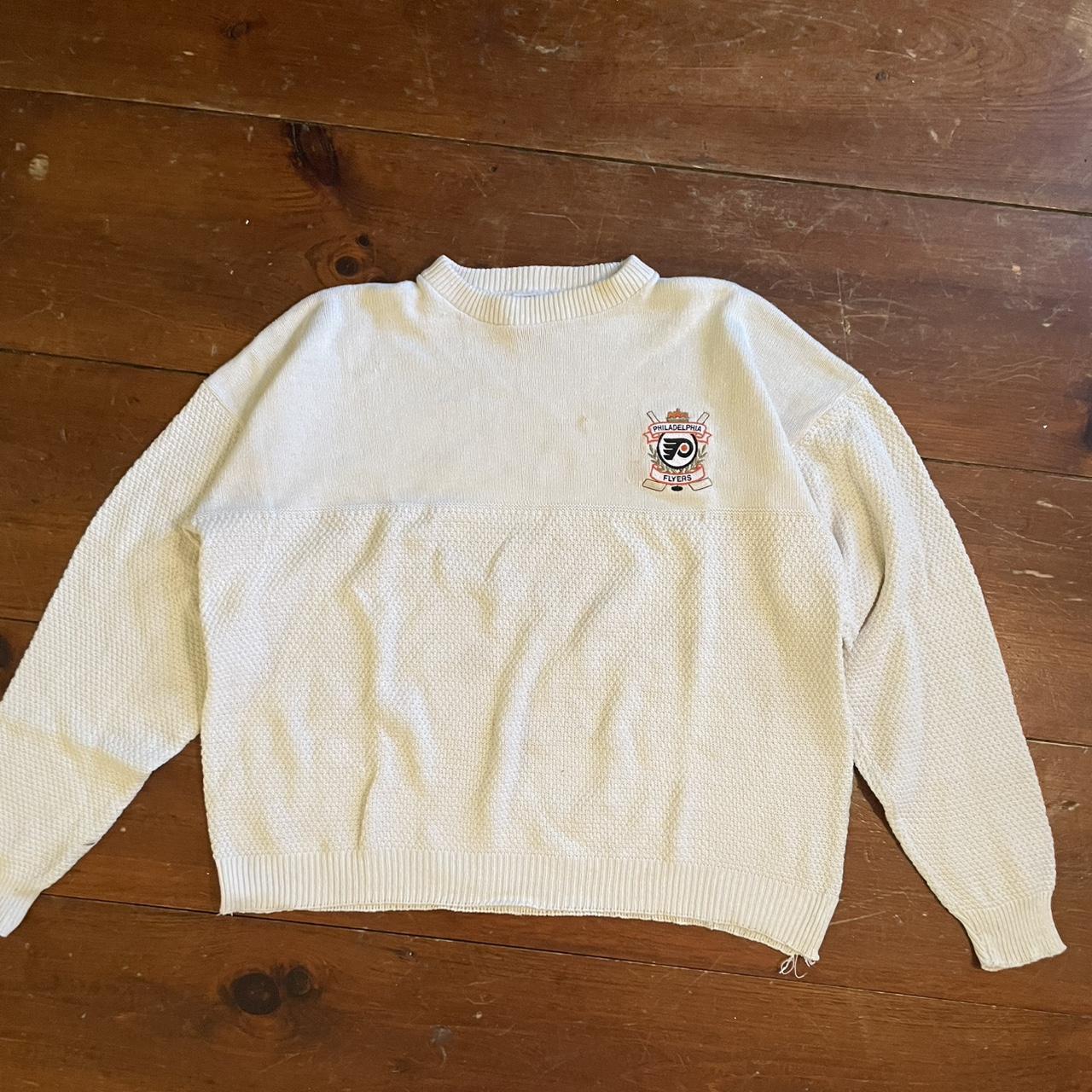 Vintage philly flyers sweater. Heavy weight - Depop