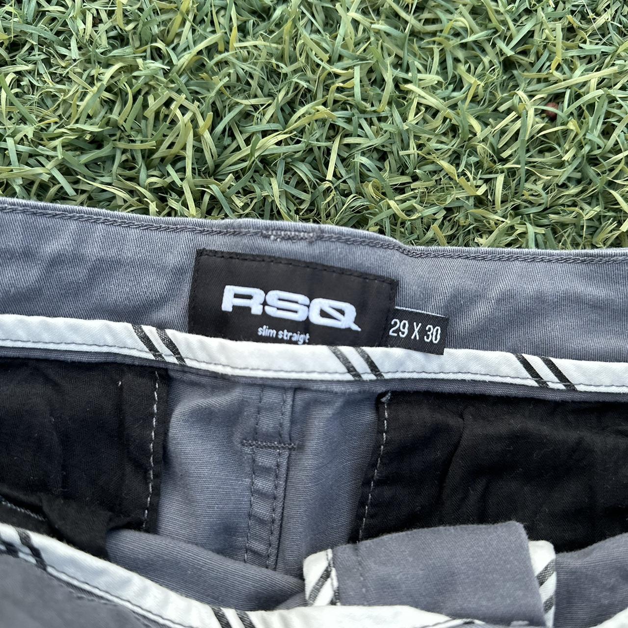 Grey RSQ Pants -true to size (29,30) -flawless - Depop