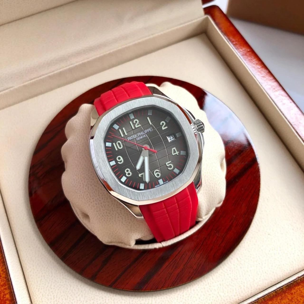 Patek Philippe Rubber strap luxury swiss watch... - Depop