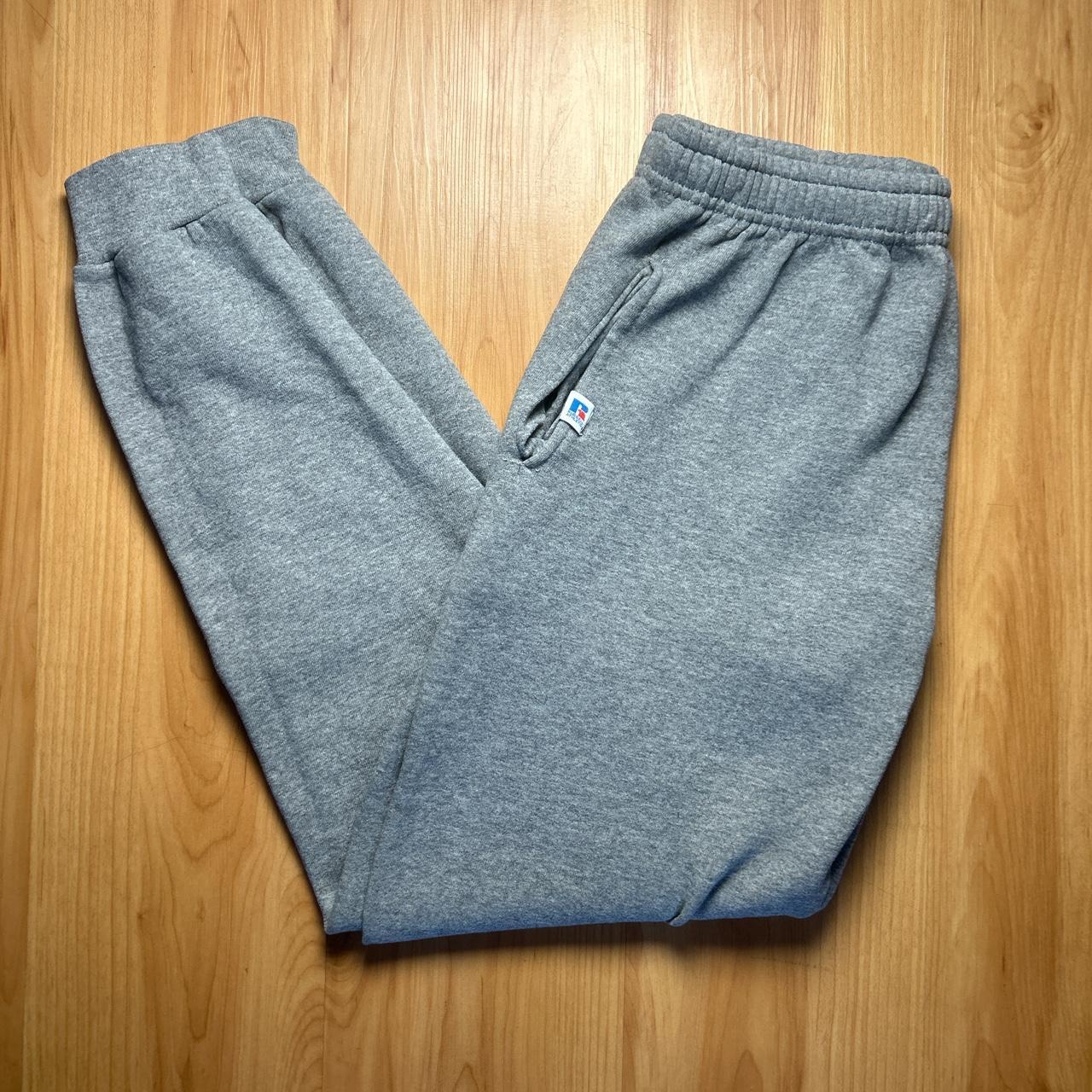 Vintage gray Russell sweatpants Size: Men’s L Color:... - Depop