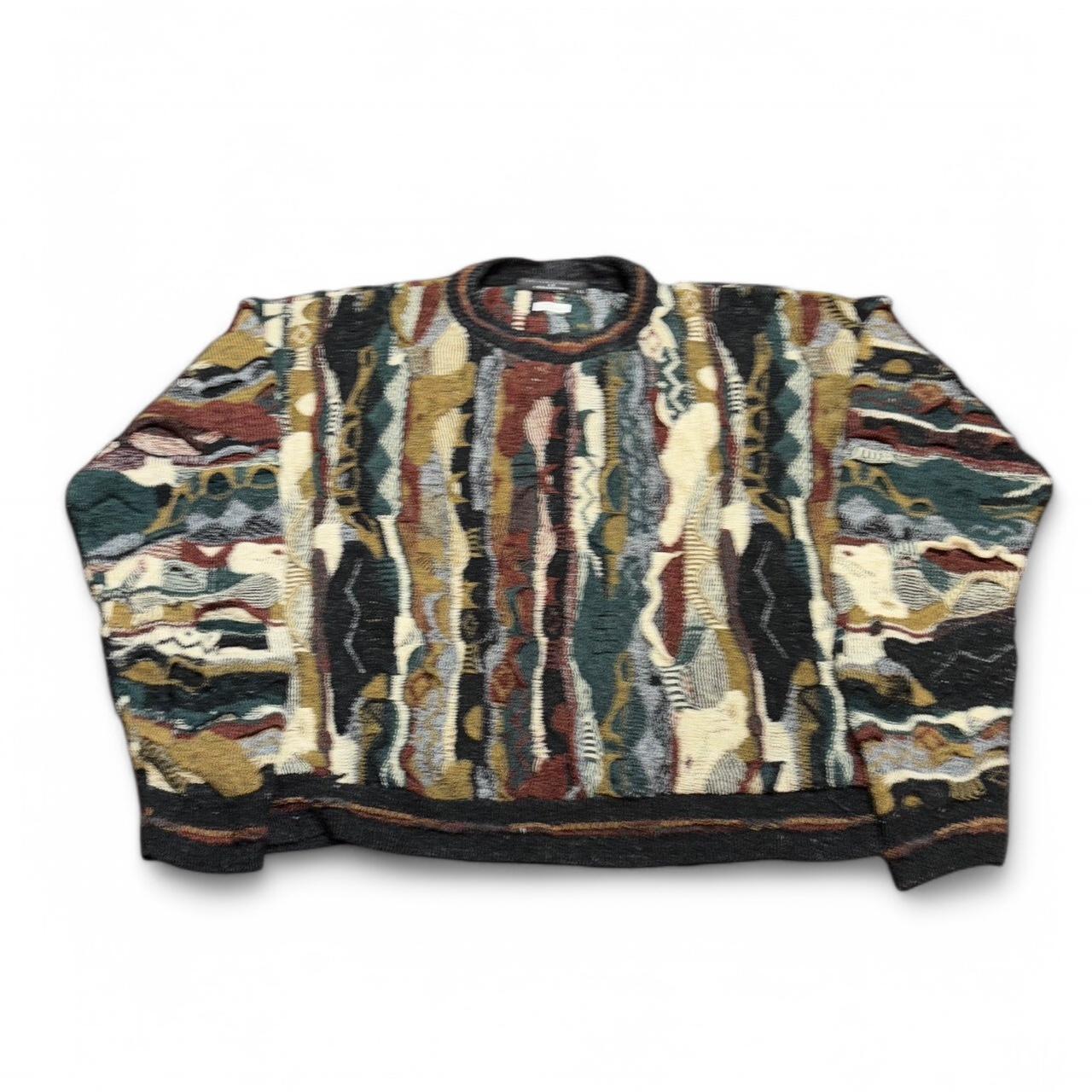 protege collection Coogi-inspired multi-coloured... | Depop