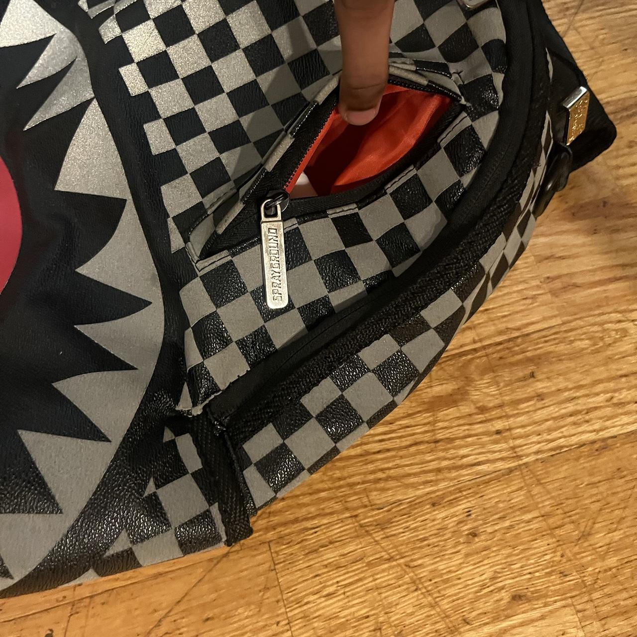 Sprayground checker backpack Accepting... - Depop