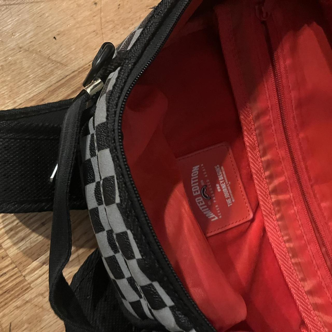 Sprayground checker backpack Accepting... - Depop