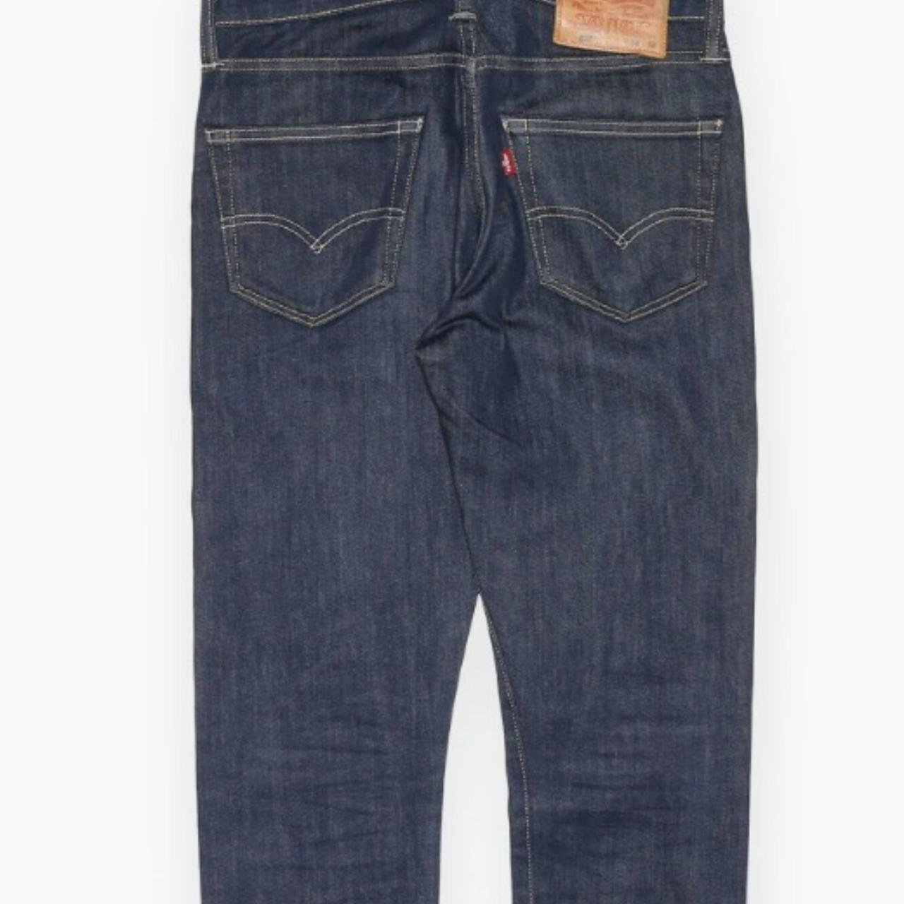 LEVI'S 522 Blue Denim Slim Straight Jeans Mens W28... - Depop