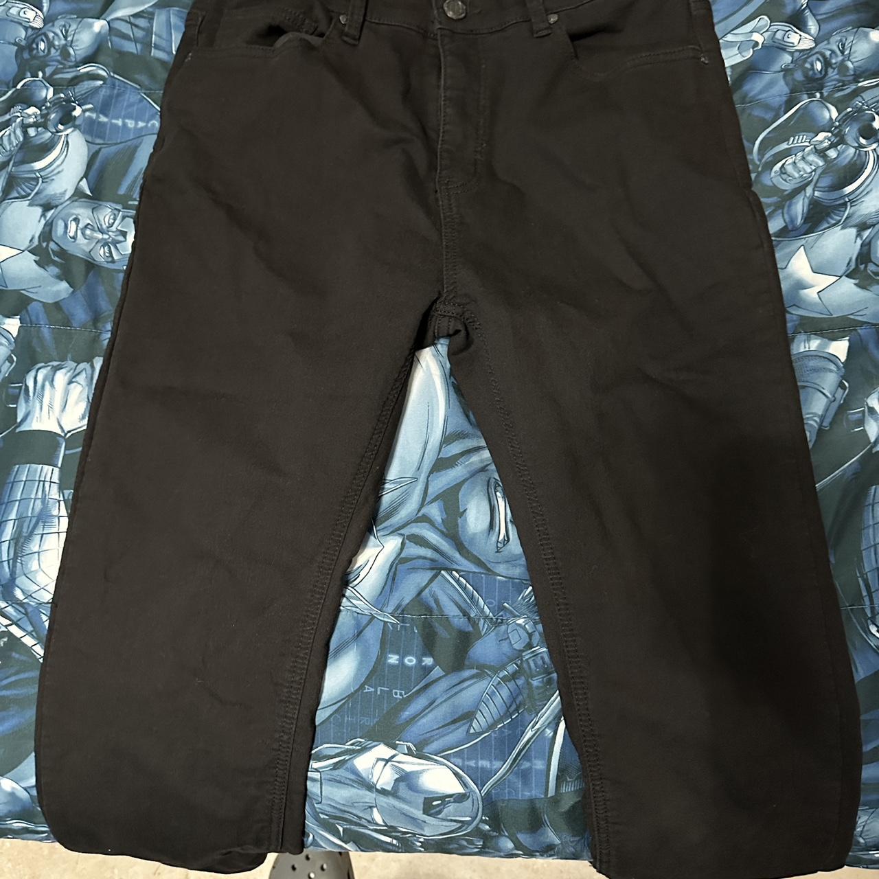 black vintage genes black jeans slim fit - Depop