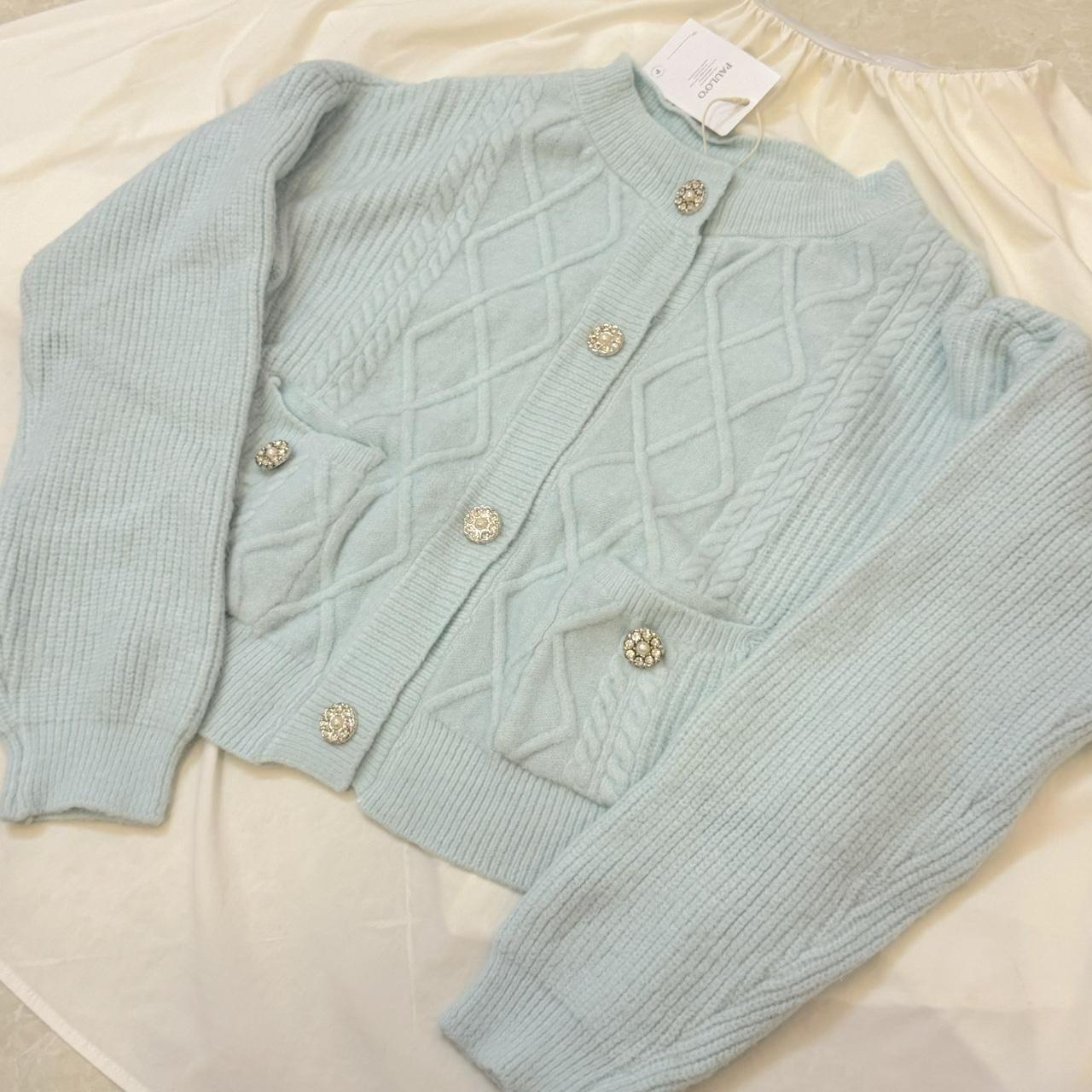 C2 Super cute pastel mint cardidan. Super cute... - Depop