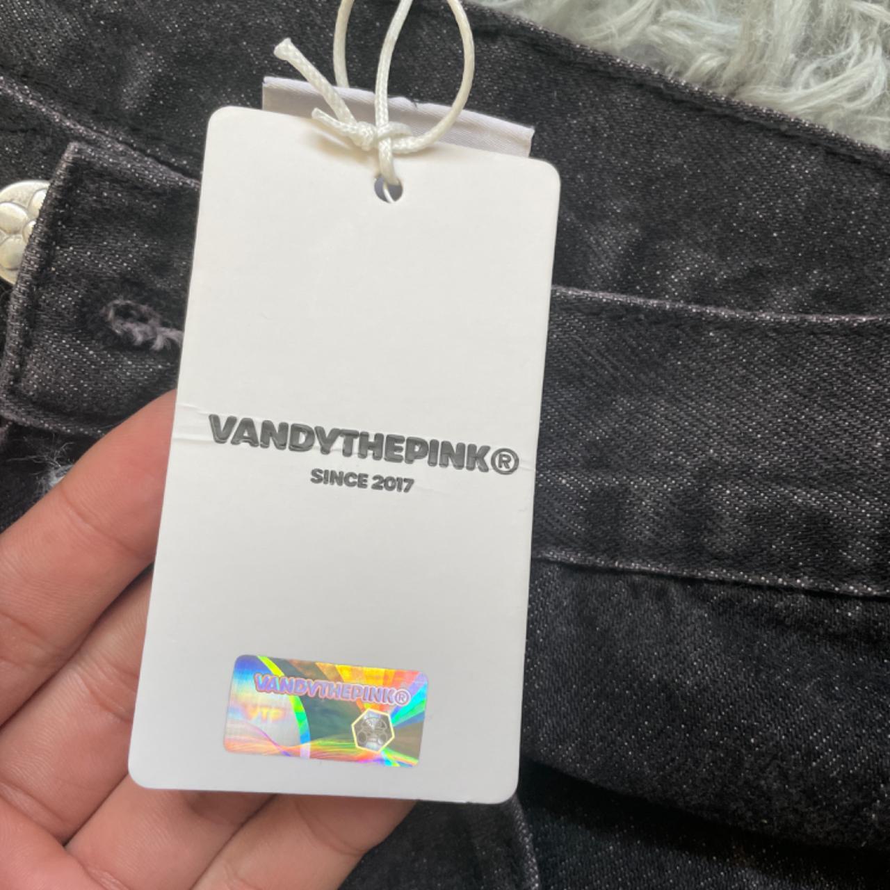 vandy the pink graphic graffiti seamed baggy... - Depop