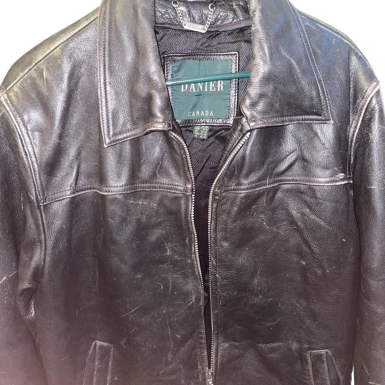 Vintage, Danier Canada genuine leather jacket Size... - Depop