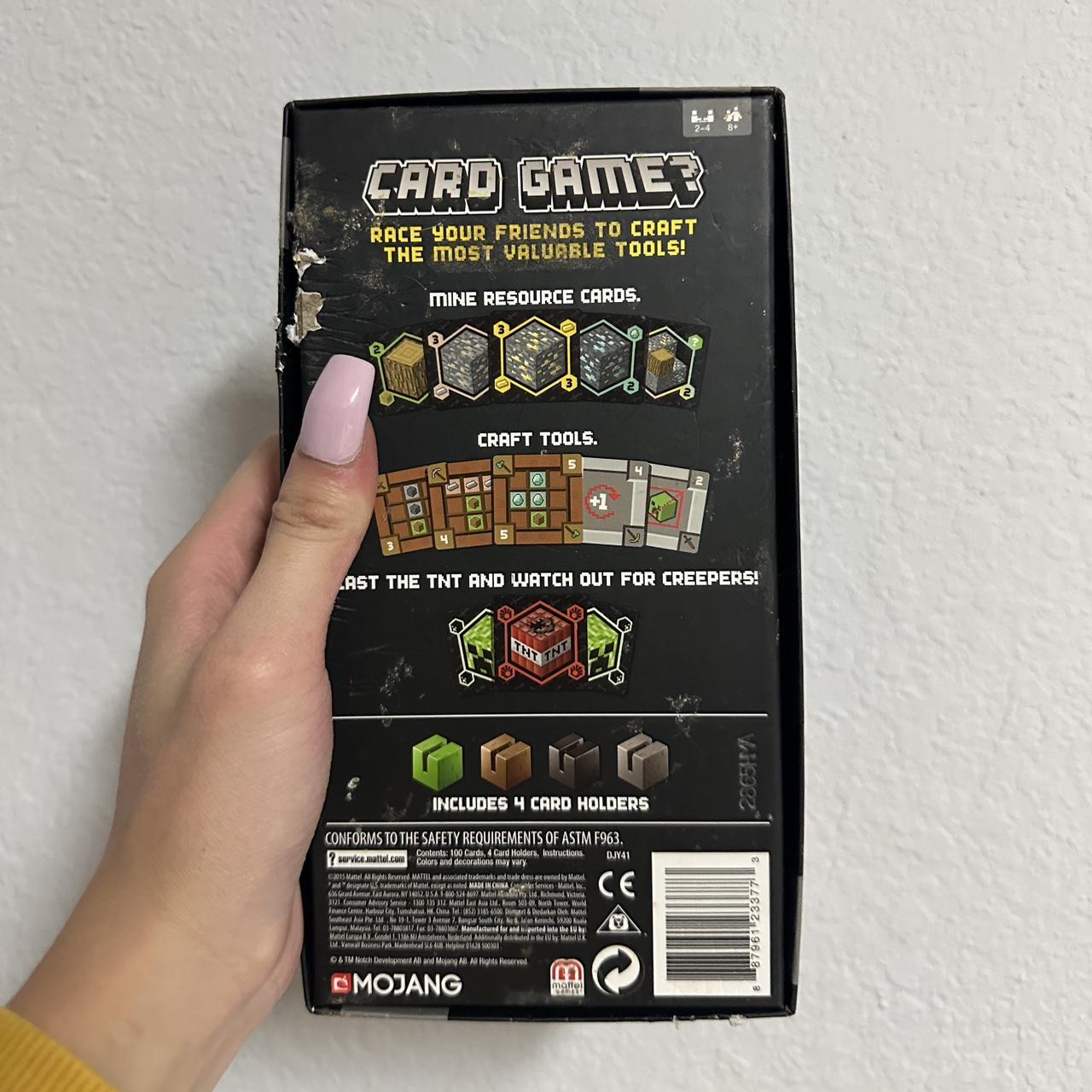 Minecraft card game. All pieces/cards are included,... - Depop