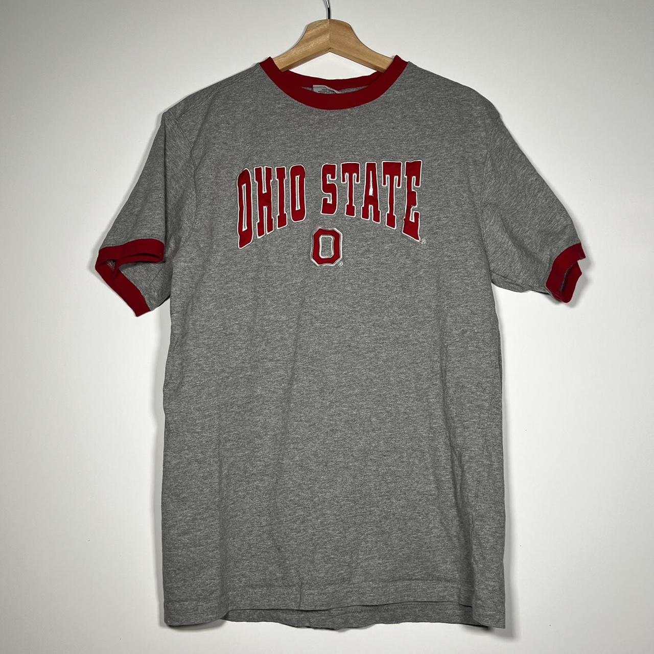 OSU Ohio State Buckeyes Colosseum Gray SS Crew Neck... | Depop