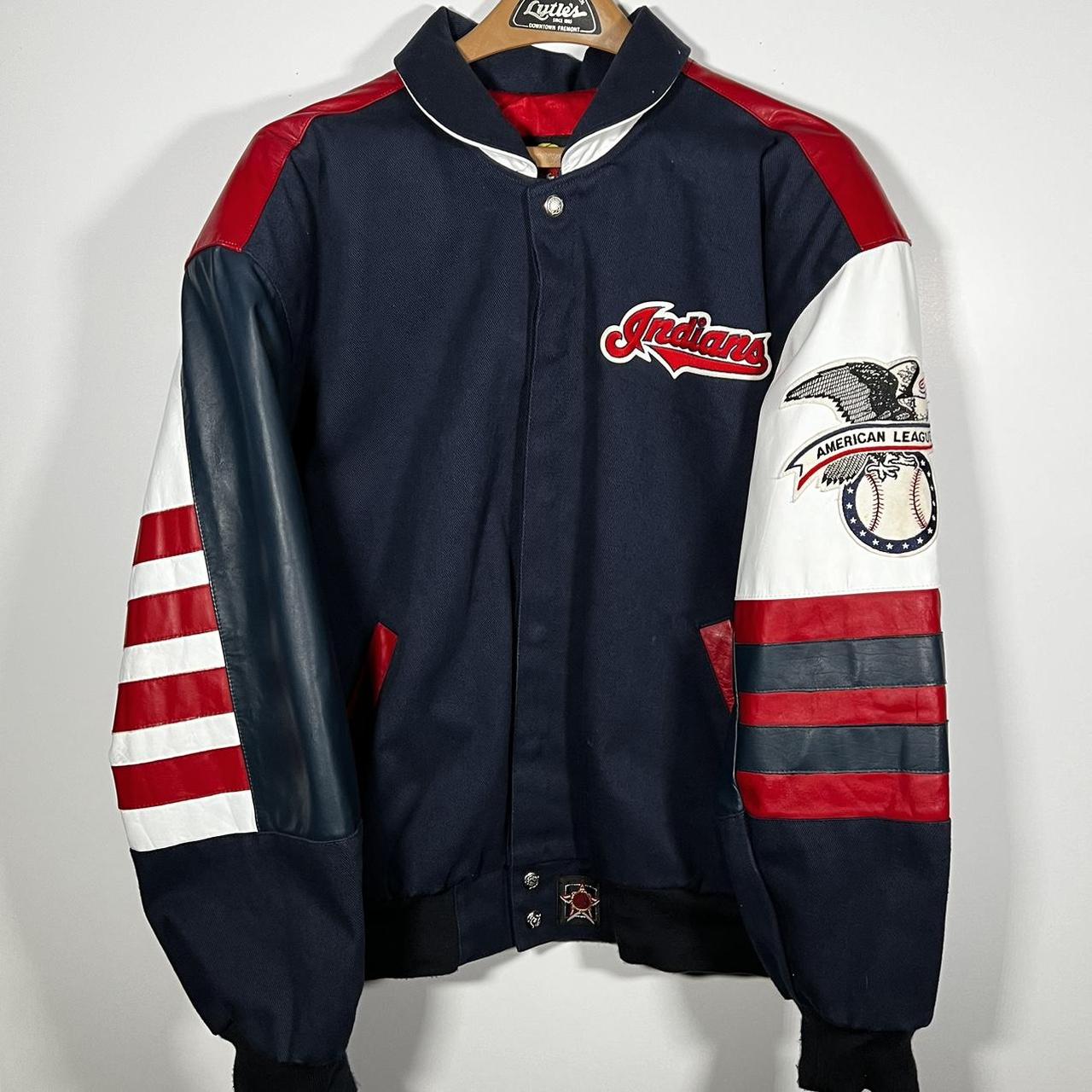 Vintage 90s Jeff Hamilton Design MLB Cleveland... - Depop