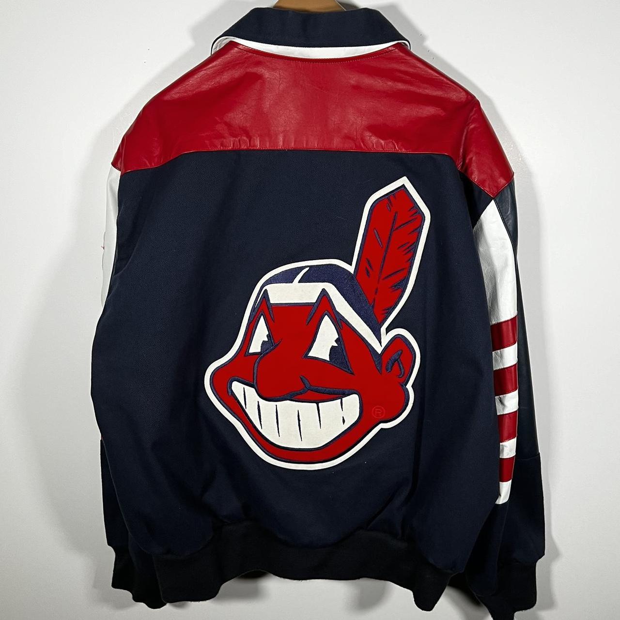 Vintage 90s Jeff Hamilton Design MLB Cleveland... - Depop