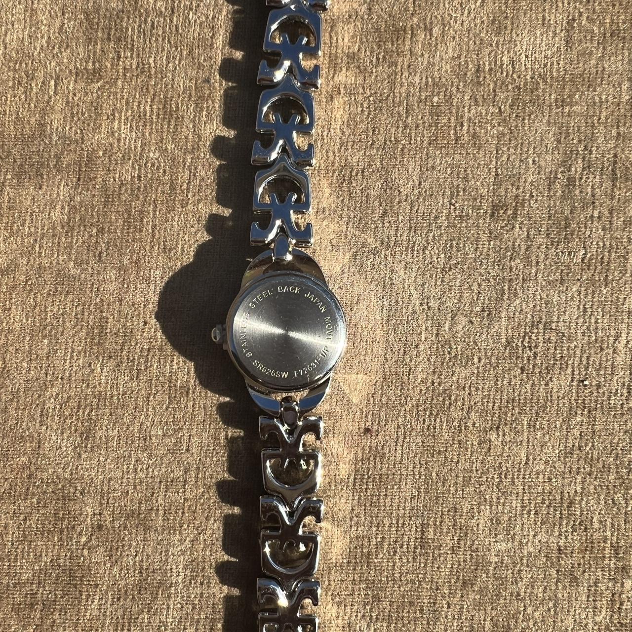 Silver Avon Quartz Watch Length: 8 in.... - Depop