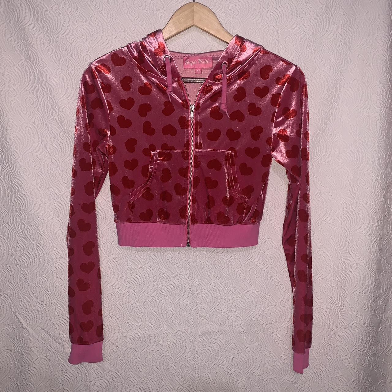 Jennifer’s Body Inspired Crop Heart Hoodie Listed... - Depop