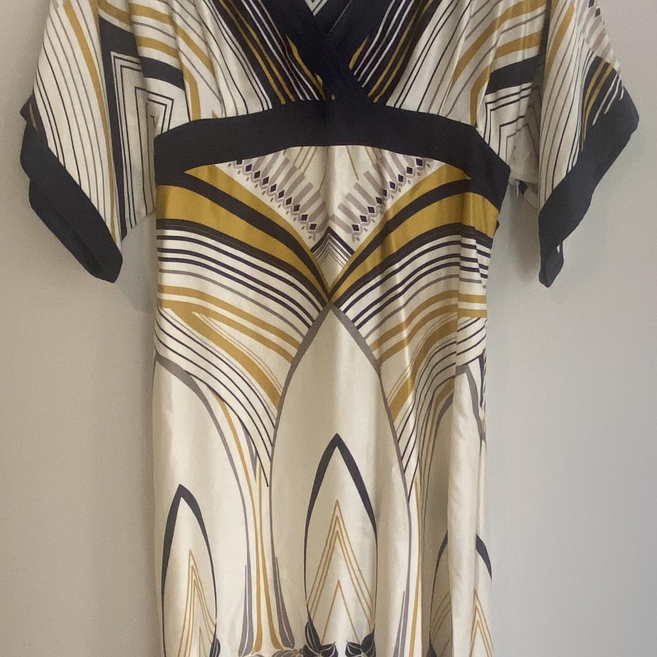 Ted Baker Silk Dress Used Fair Condition A Couple Depop