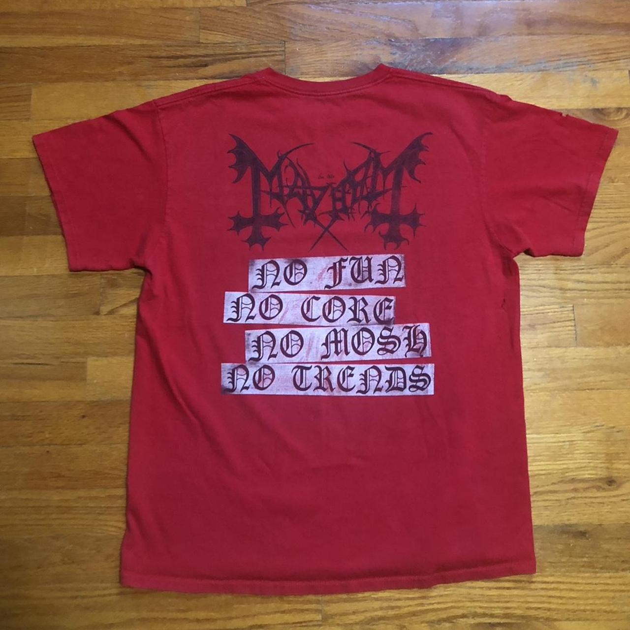 Super Rare Mayhem Deathcrush Promo shirt from the... - Depop