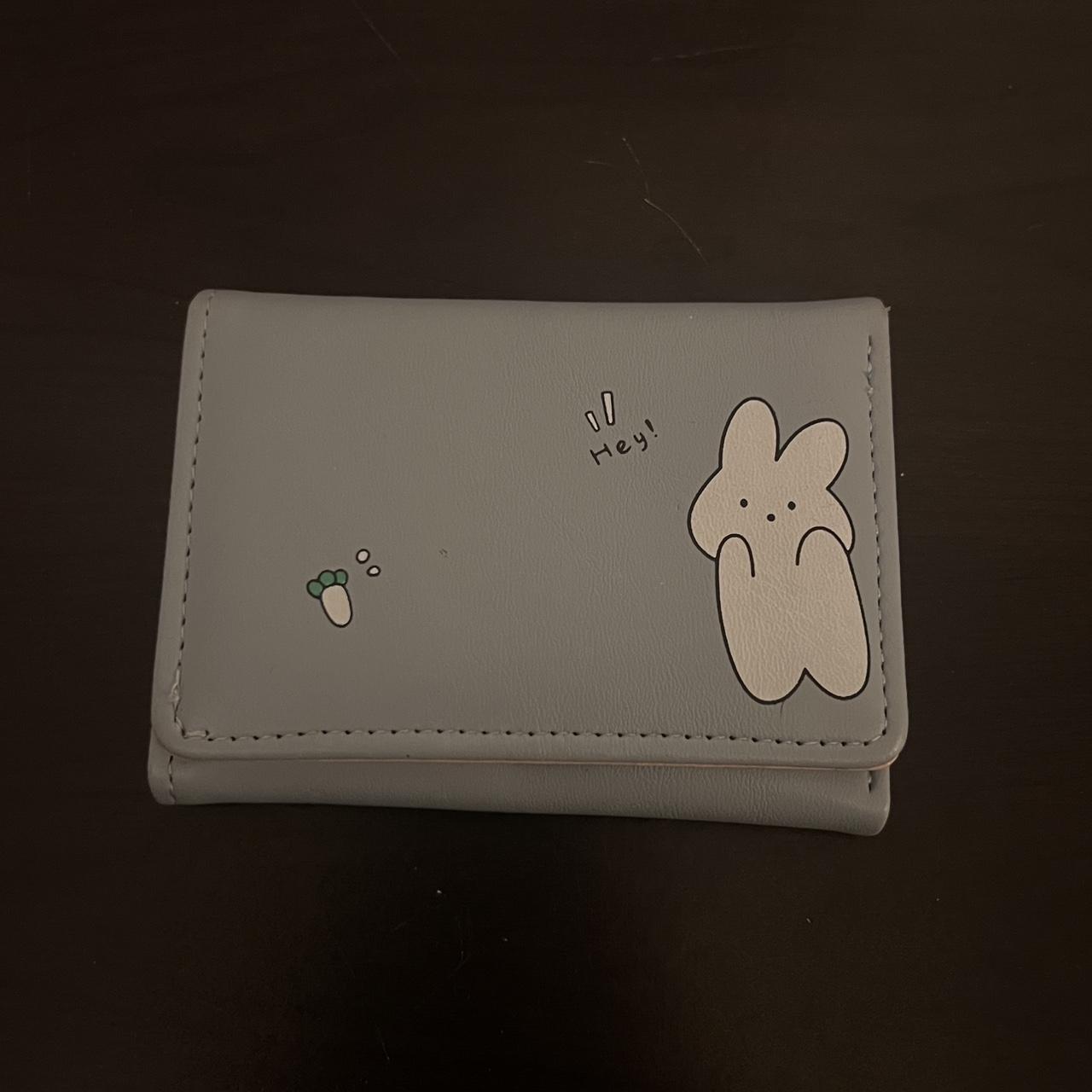blue leather bunny wallet #kawaii #wallet #bunny... - Depop