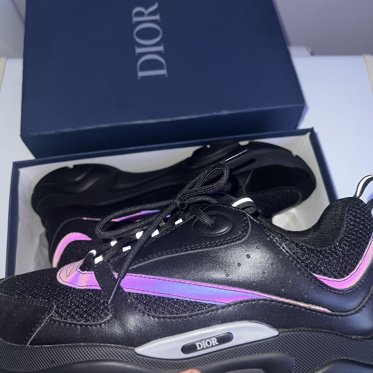 Dior B22 Reflective Black Size 10 - Depop