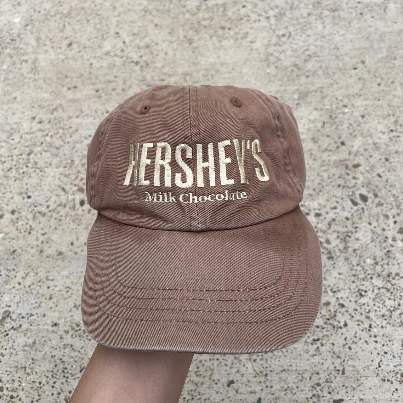 Vintage Hershey’s Milk Chocolate brown cap “legal in... | Depop