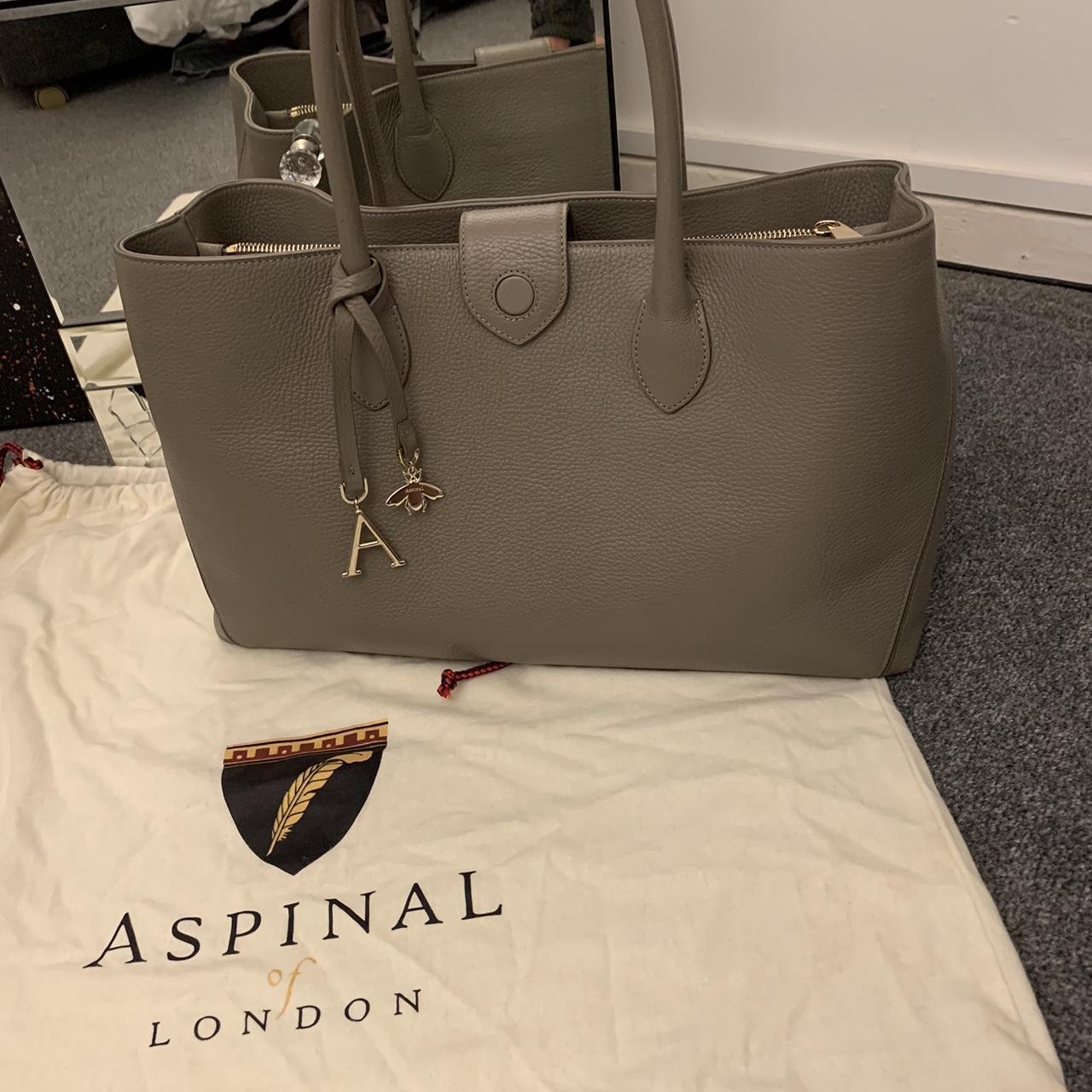 Beautiful Aspinal London Warm pebble grey large... - Depop