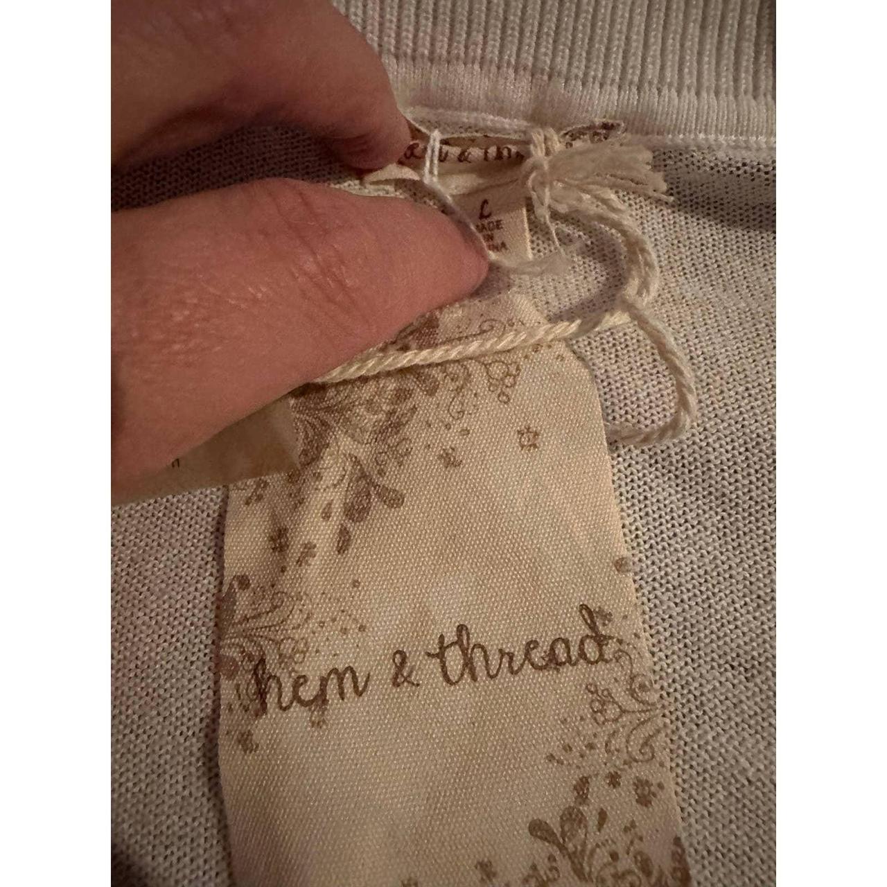 Hem and thread women sweater like knit with color.... - Depop