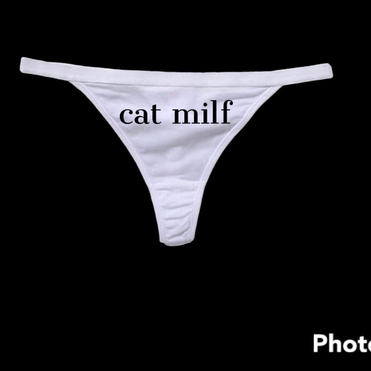 Printed Thong Cat Milf All Sizes Available Please Depop