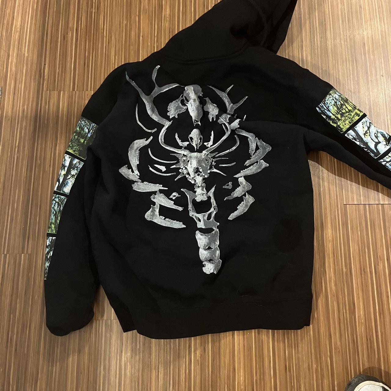 insane opium silet embroidered hoodie #opium... - Depop