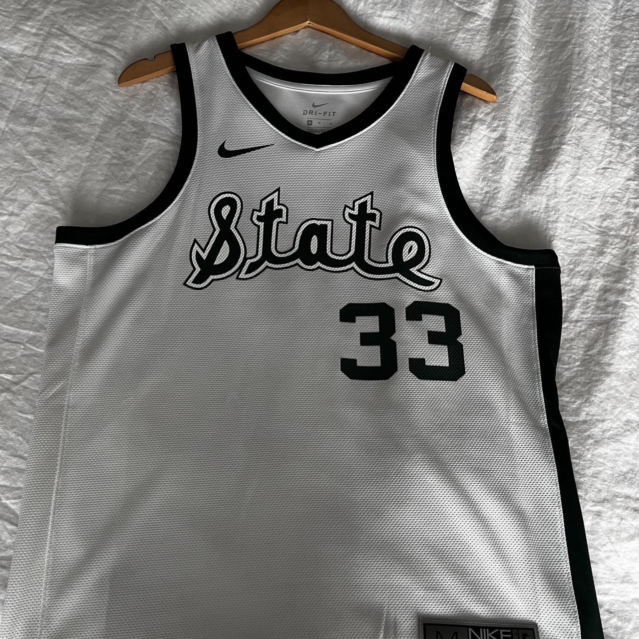 Nike Michigan State “Script” Basketball Jersey - M - Depop