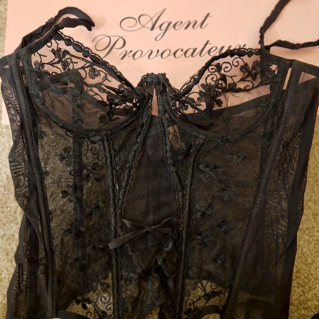 Basque underwear. Worn once. Too small in the bust... - Depop
