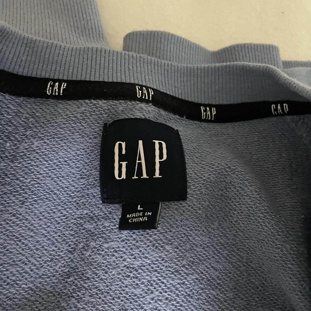GAP •blue •womens lg (fits like a m) - Depop