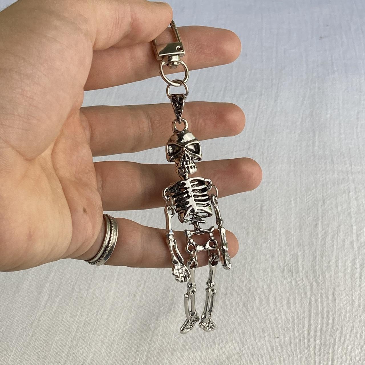 y2k 2000’s vintage skeleton grunge skull gothic... - Depop