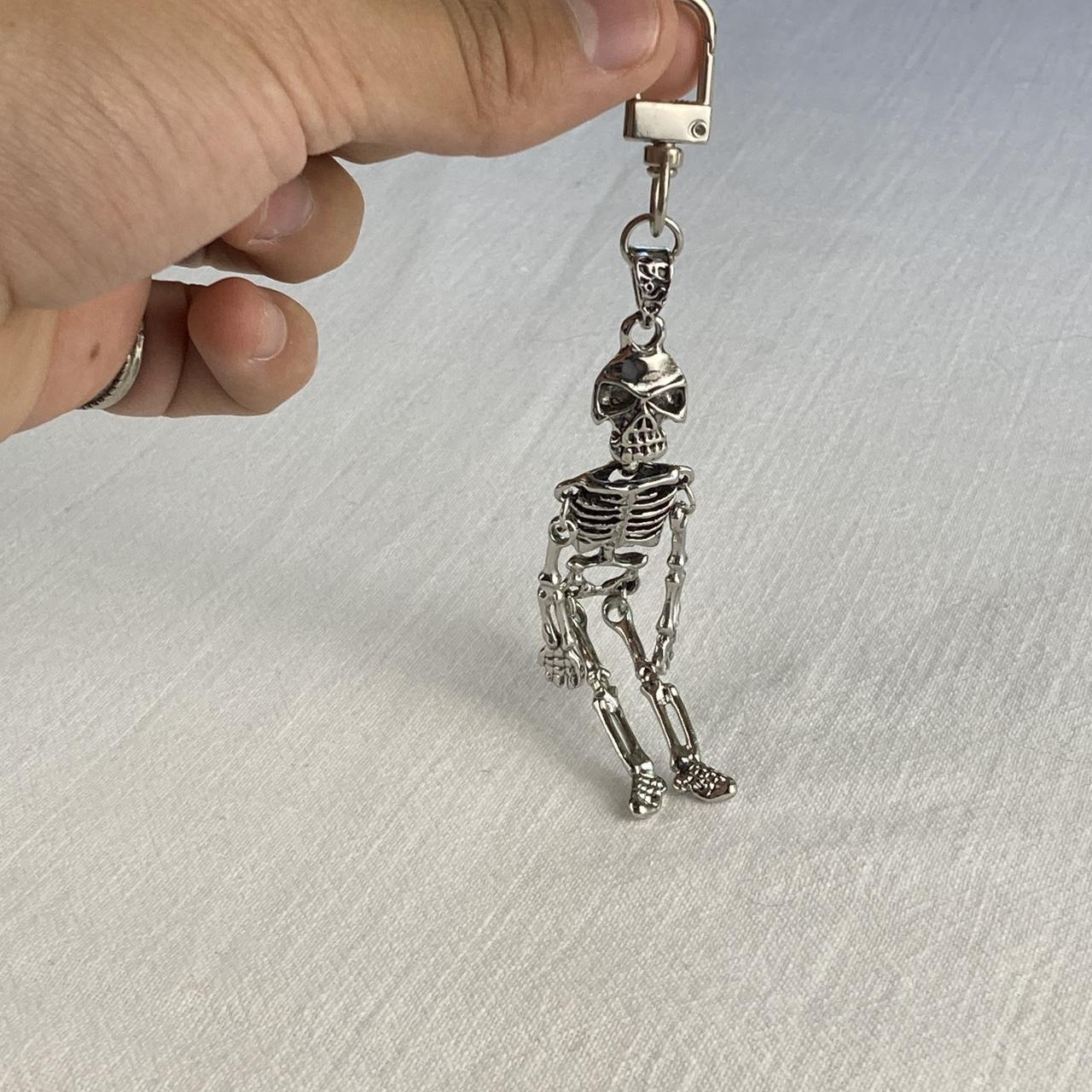 y2k 2000’s vintage skeleton grunge skull gothic... - Depop