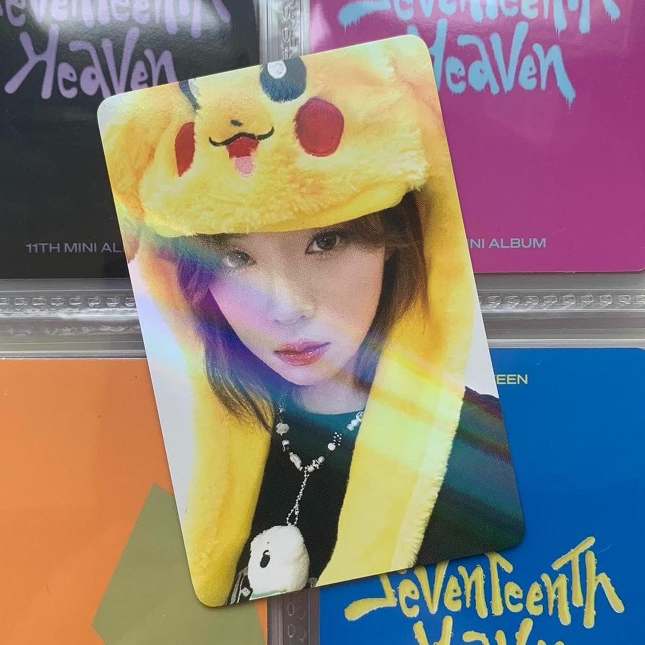 Pikachu winter aespa The Mini Album drama Photocard... - Depop