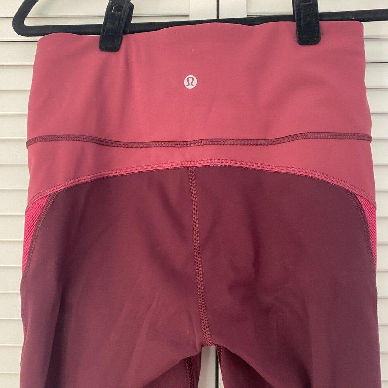 Lululemon Colour Me Ombre Crop Dark Adobe/Blush... - Depop