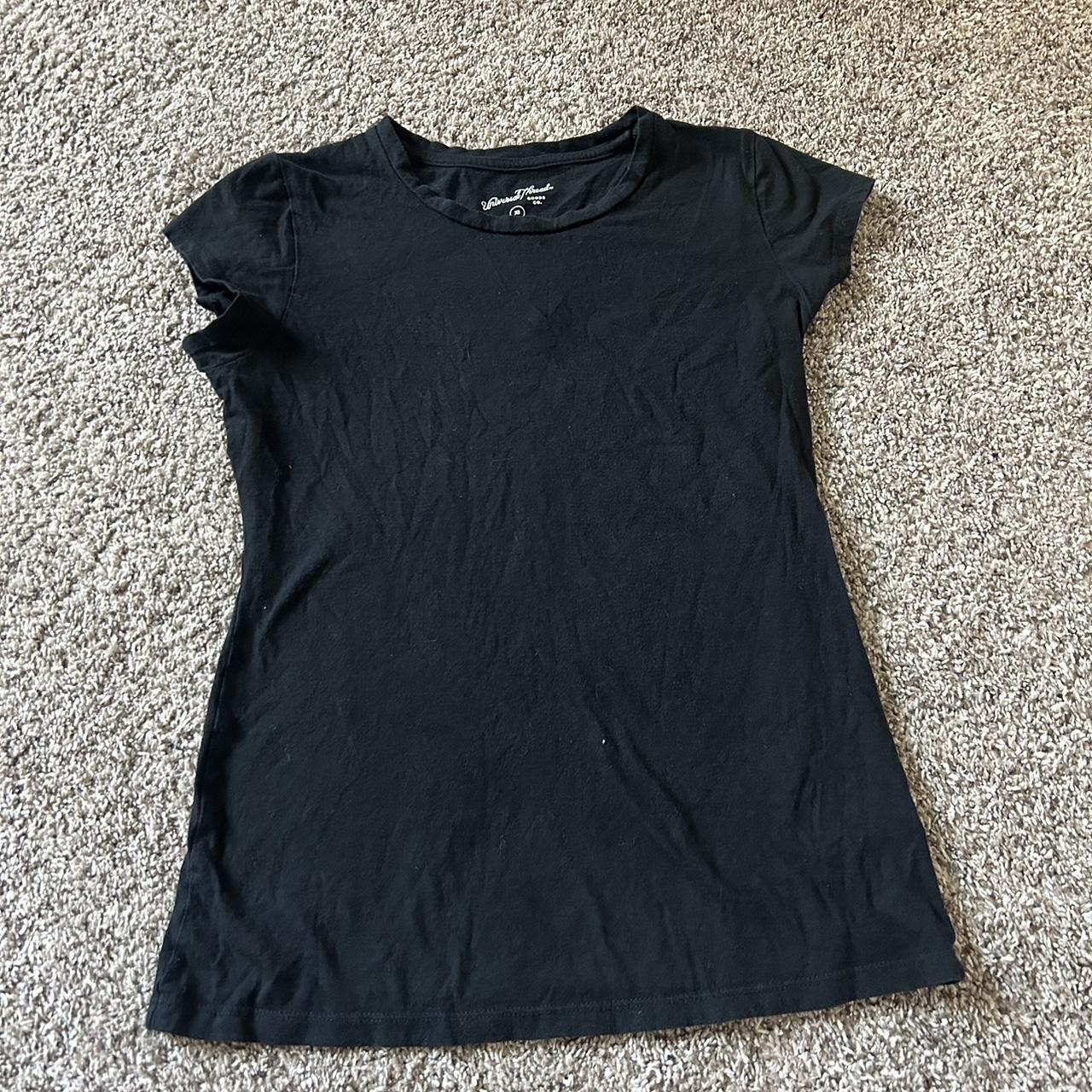xs black t shirt by universal thread - Depop