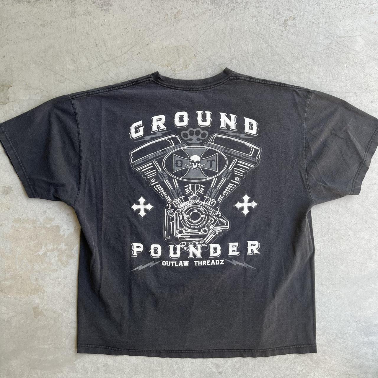Y2K Ground Pounder Outlaw Threadz Graphic Car... | Depop