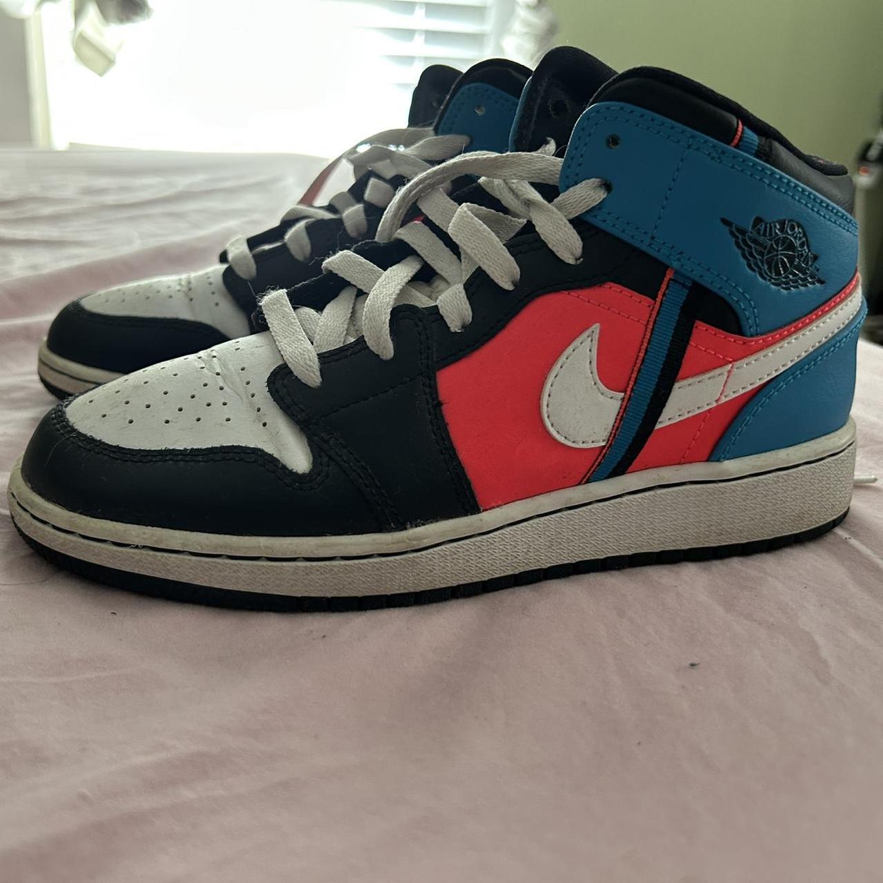 Jordon 1 Mid Tri Color Ribbons (GS) | Depop