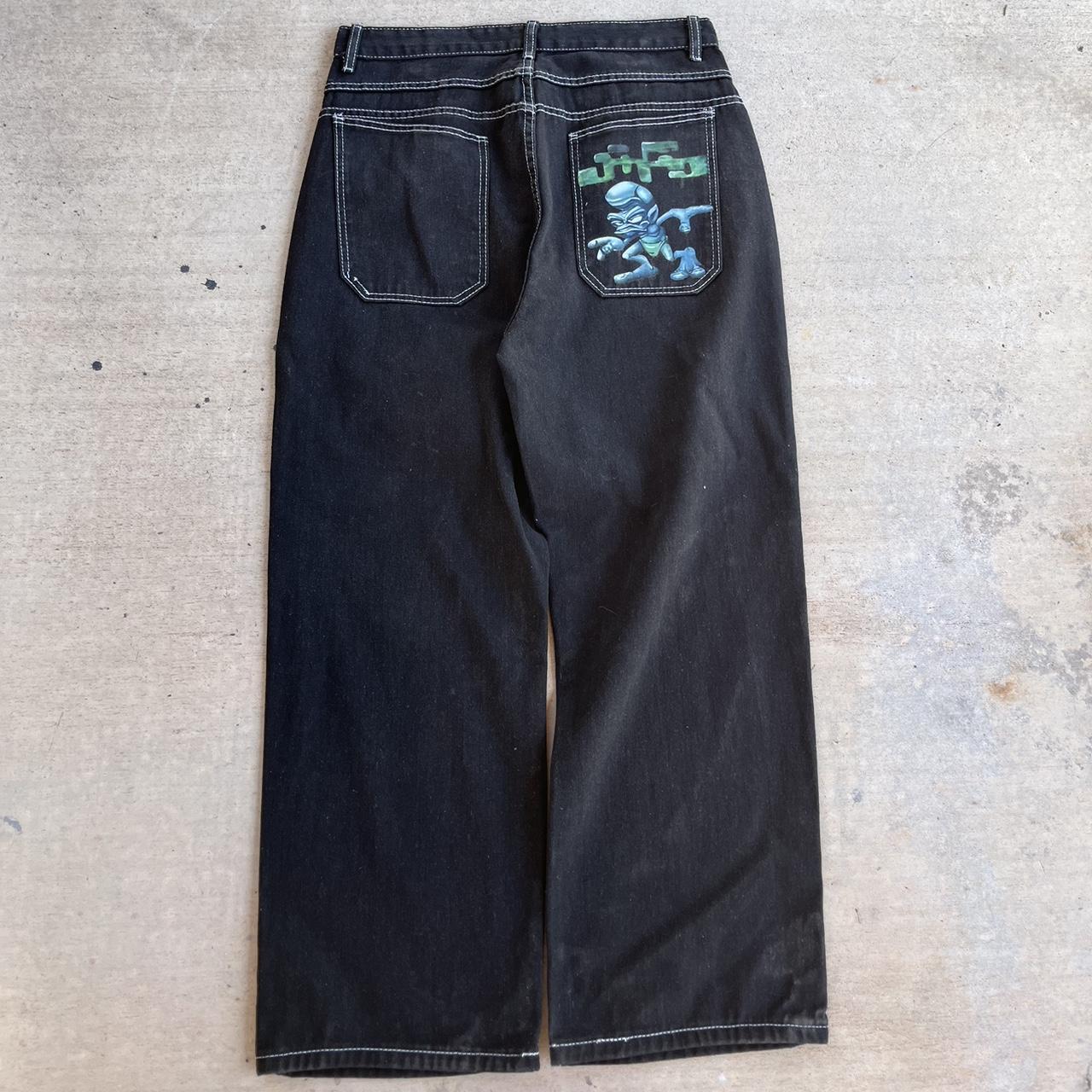 Vintage custom jnco style jeans. Fits... - Depop