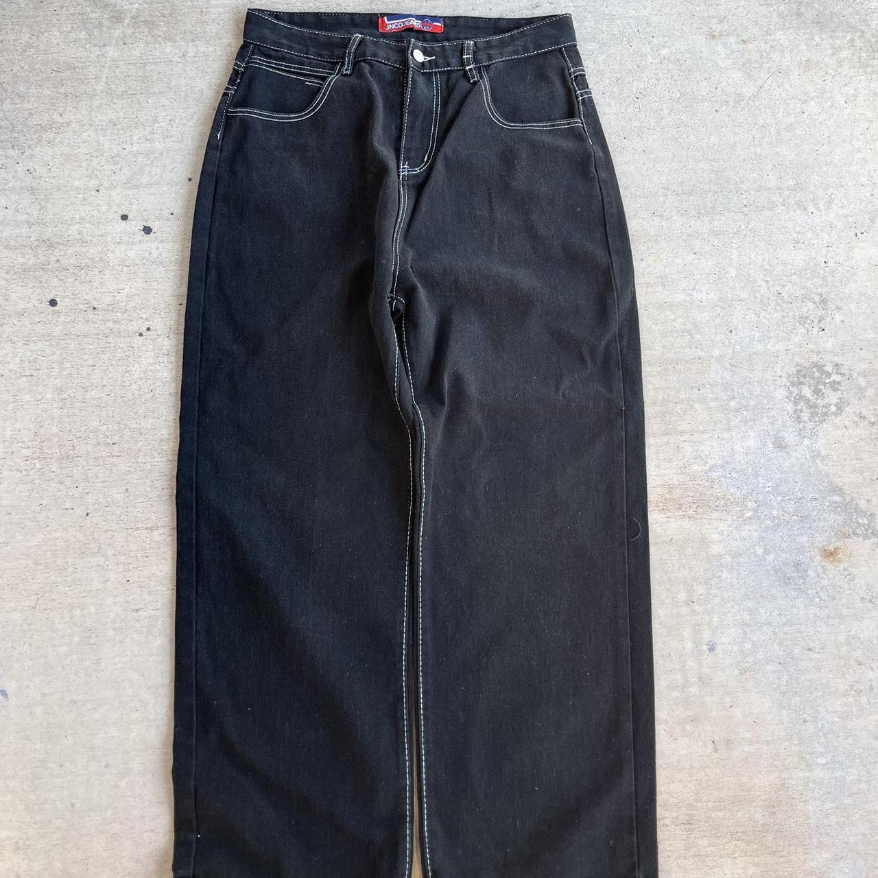 Vintage custom jnco style jeans. Fits... - Depop