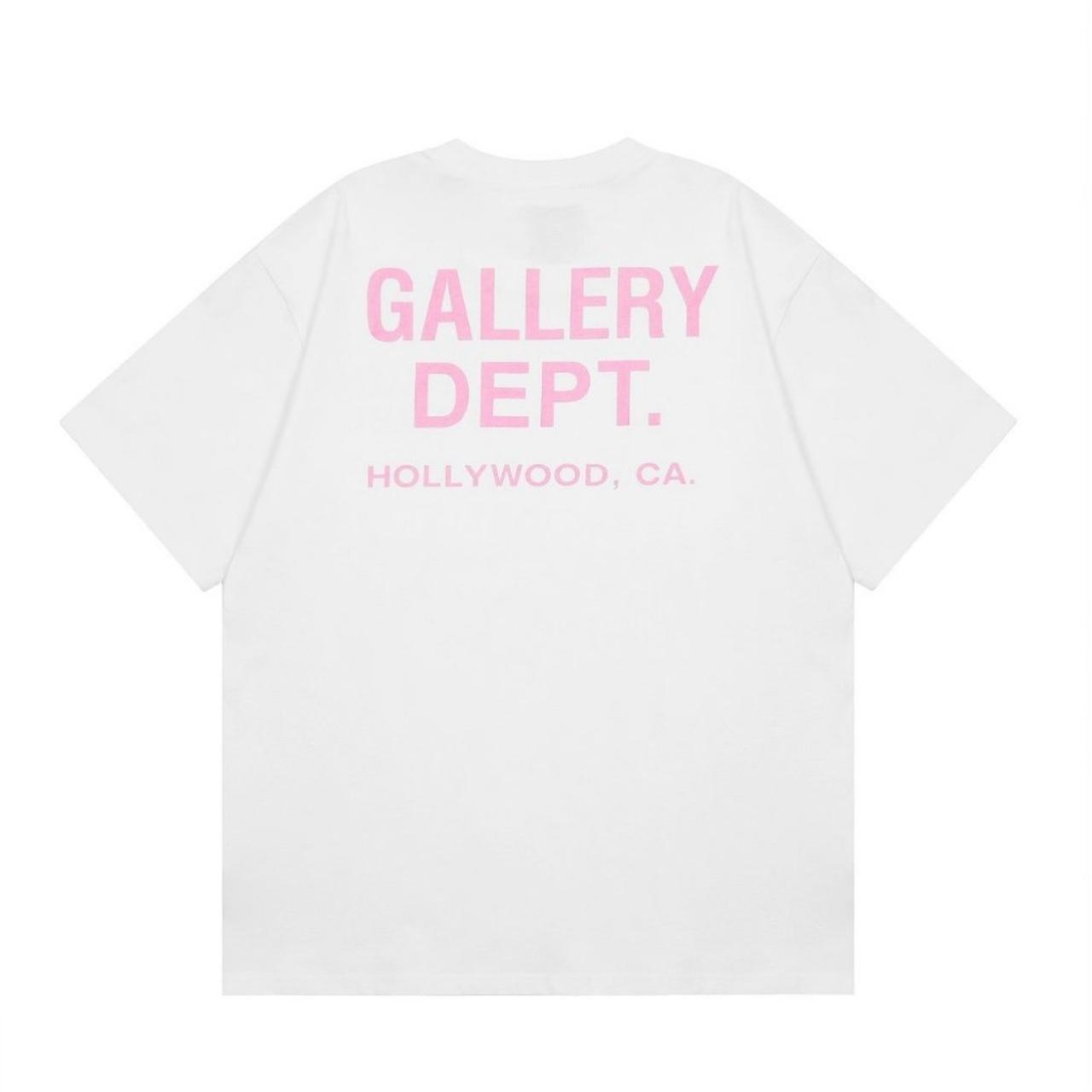 Small white gallery department t-shirt, women’s - Depop
