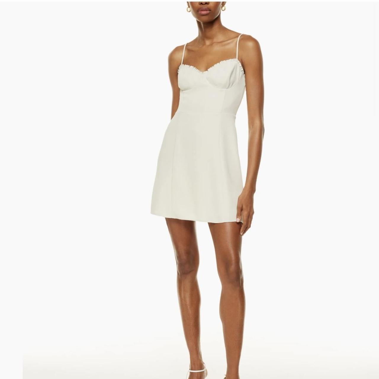 Aritzia Fable Dress Color: Ashen (light grey) Size... - Depop