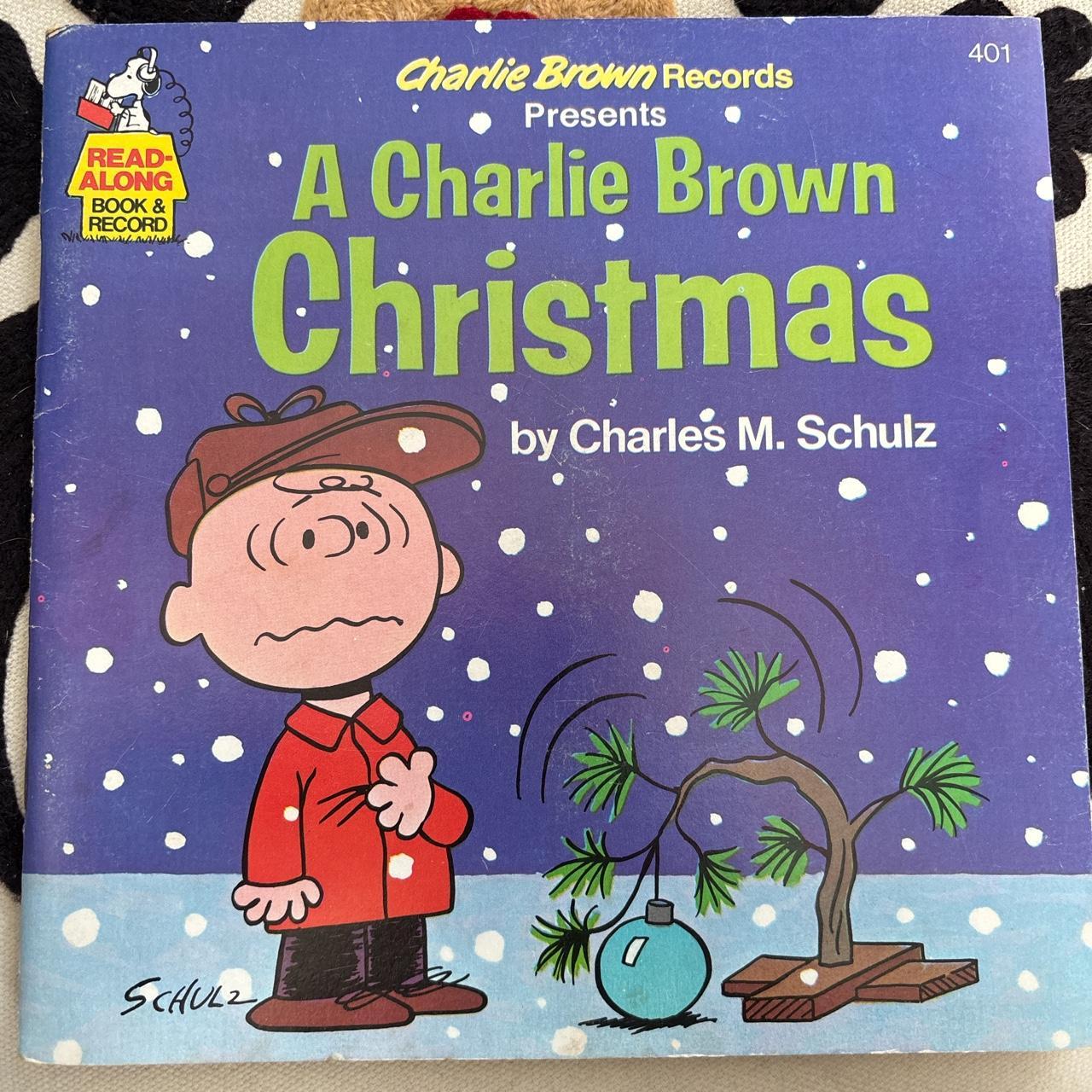 Charlie Brown Christmas book and record read-along... - Depop