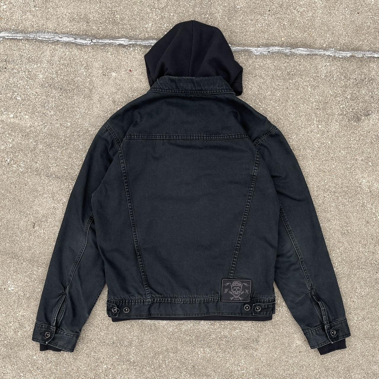 fox racing denim jacket made in China a little... - Depop