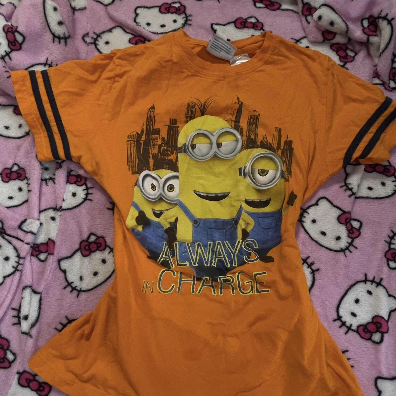 Orange Minions Always in Charge tee #Minions | Depop