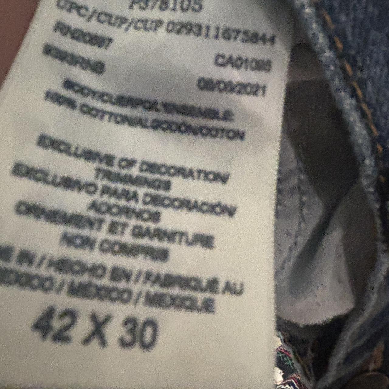 dark blue dickies jeans like new 42W/30L #workwear... | Depop