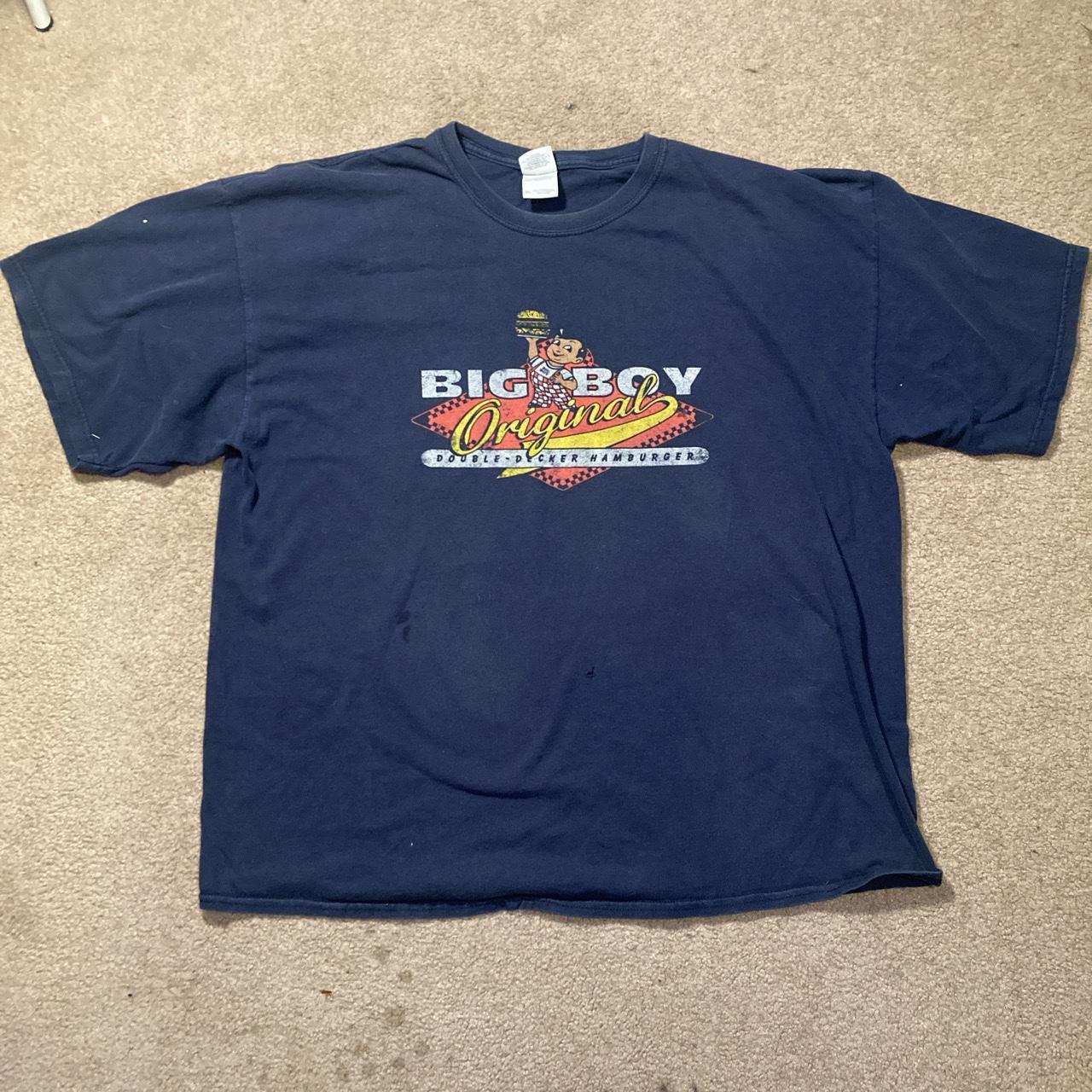 Vintage Big Boy Tee ⚡️Really cool graphic ⚡️Small... - Depop