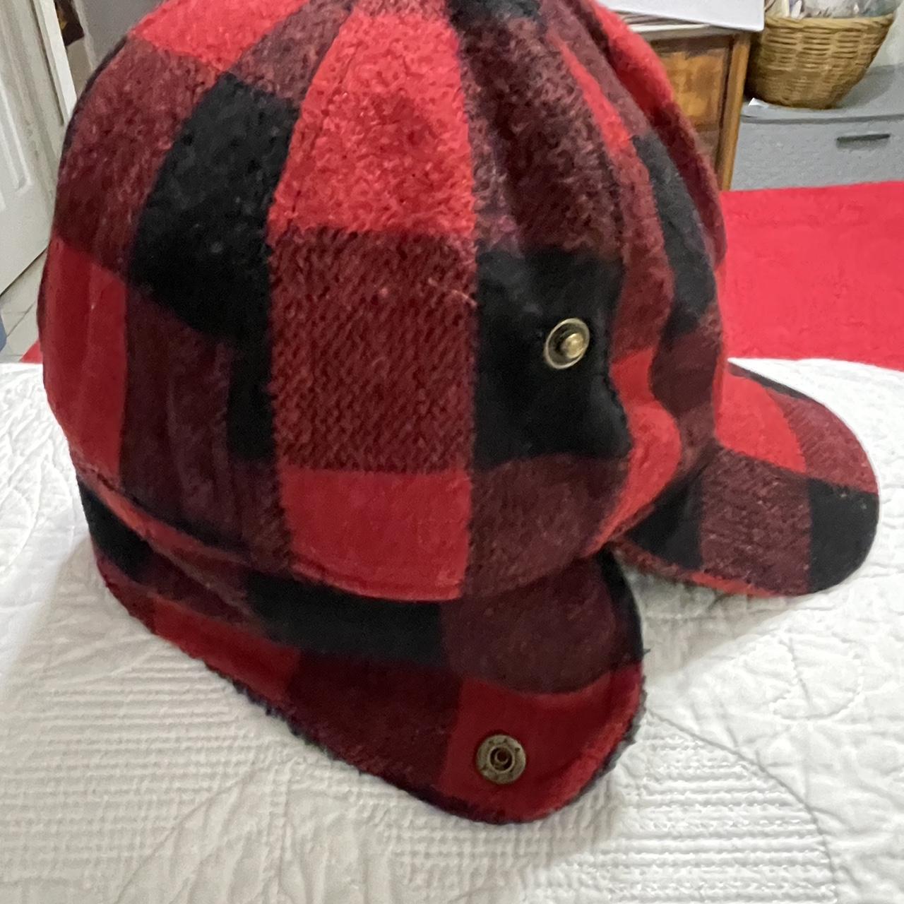 RedHead Timber Jack Buffalo Plaid Wool Cap Insulated... - Depop