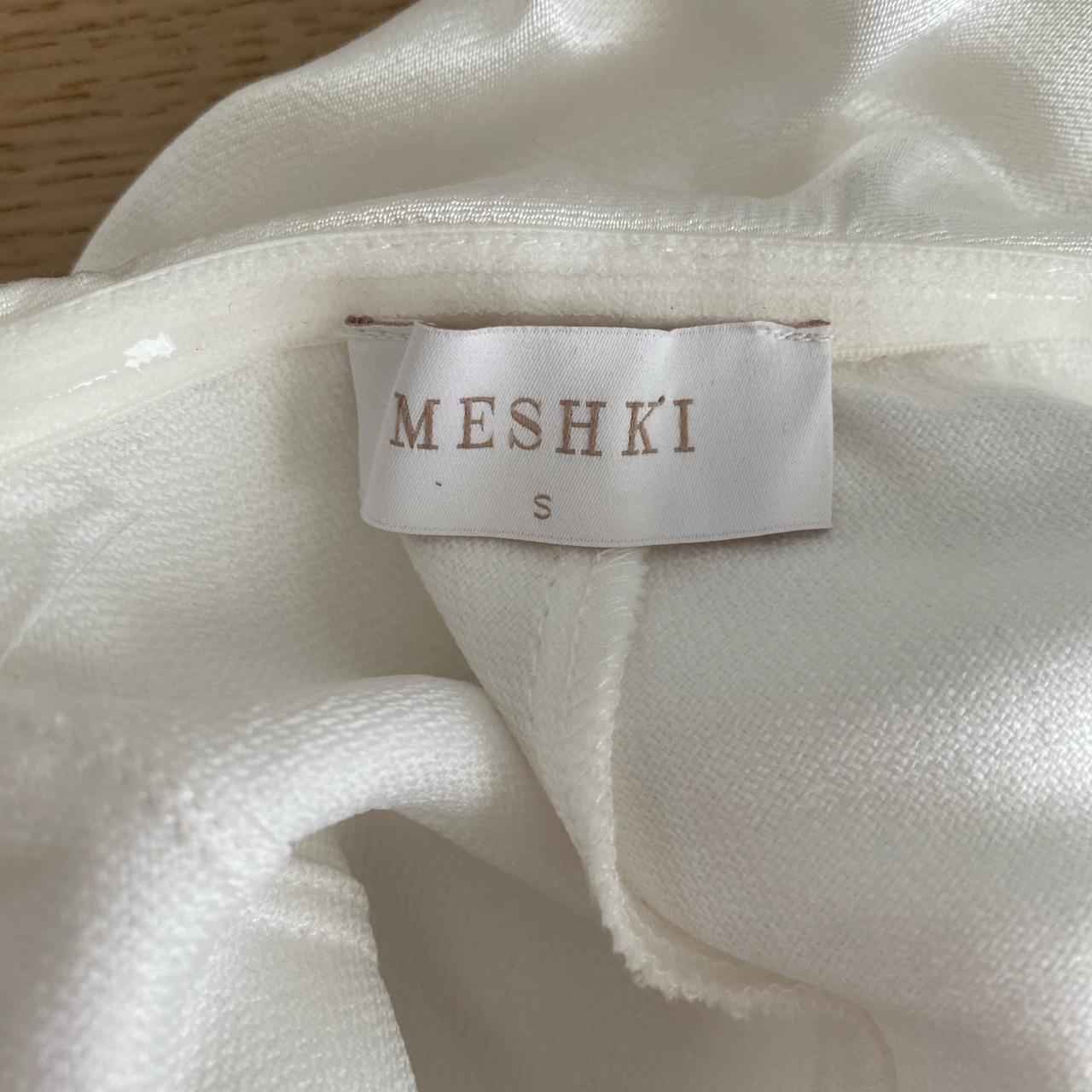 Meshki white mini dress Size small/8 Worn once as... - Depop