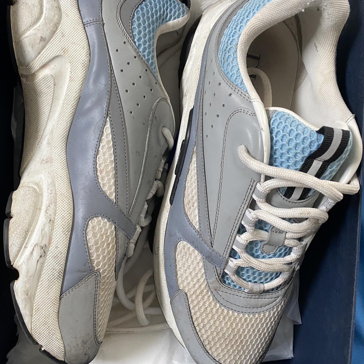 Dior b22 size 45 blue silver and light blue - Depop