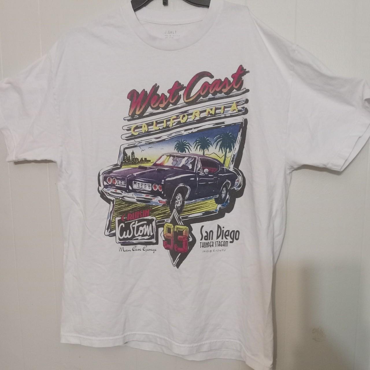West coast car show T-shirt. Size large mens. - Depop